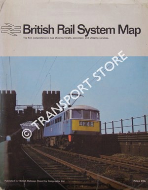 British Railways Board - British Rail System Map :: Transport Store
