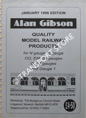 Alan Gibson Model Products - Quality Model Products [Catalogue] January ...