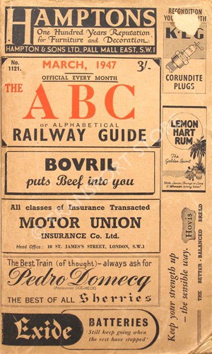 Thomas Skinner & Co. - The ABC or Alphabetical Railway Guide - March ...