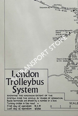 Quail Map Company - London Trolleybus System :: Transport Store